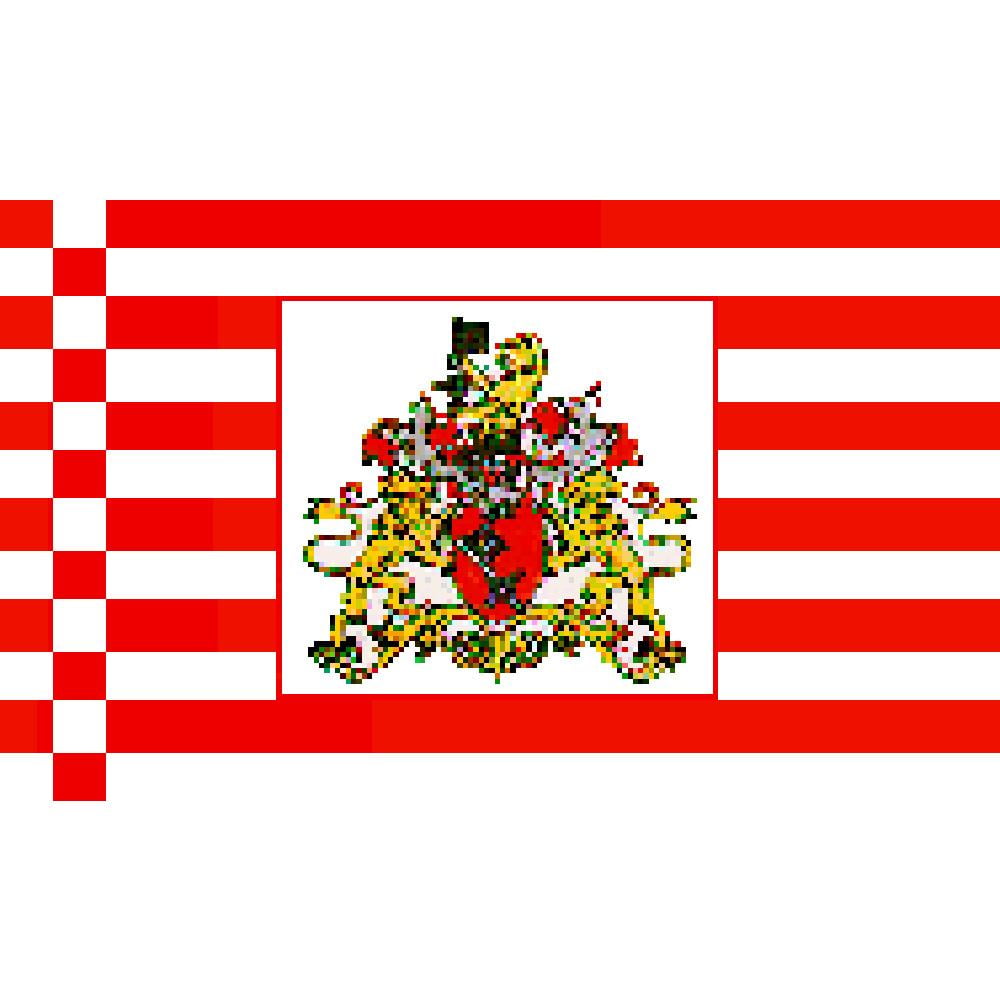 Eagle Emblems Bremen Flag with Grommets 3ft x 5ft - Walmart.com