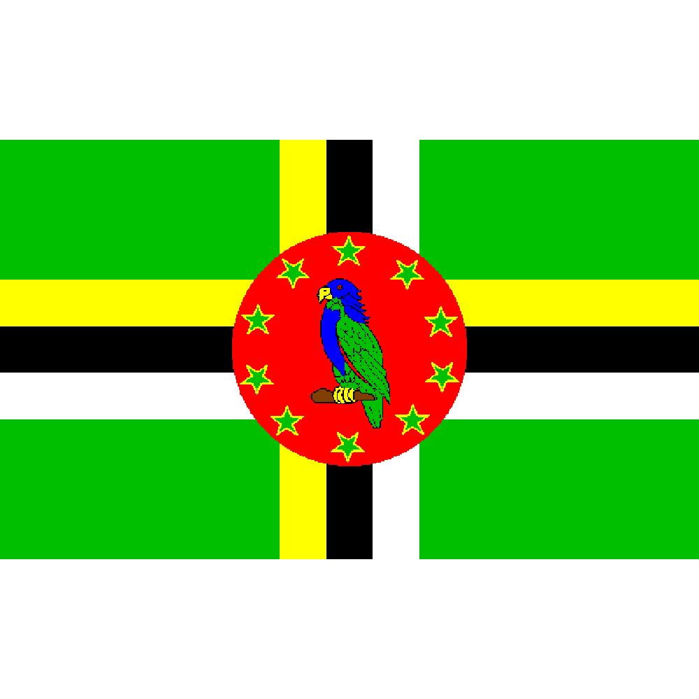 Eagle Emblems Dominica Flag 3ft x 5ft - Walmart.com