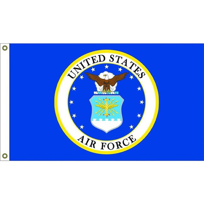 Eagle Emblems F3204-03 Flag - USAF, Nylon-Glow - 2 x 3 ft. - Walmart.com