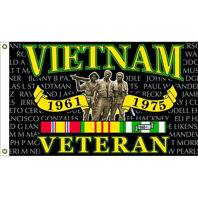 Eagle Emblems F1889 Flag - Vietnam Veteran Memorial - 3 x 5 ft ...
