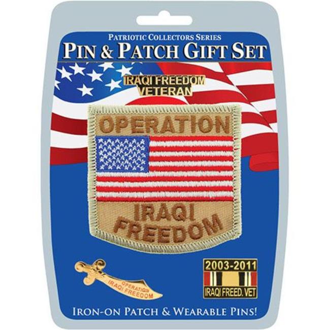 Eagle Emblems DIS0006 Gift Set - Iraqi Freedom - 3 Pins & 1 Patch ...