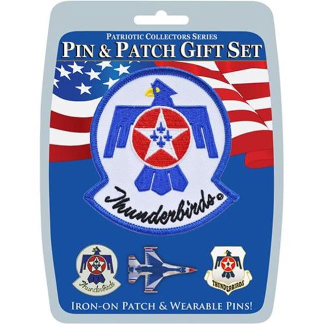 Eagle Emblems DIS0027 Gift Set - USAF Thunderbirds - 3 Pins & 1 Patch ...