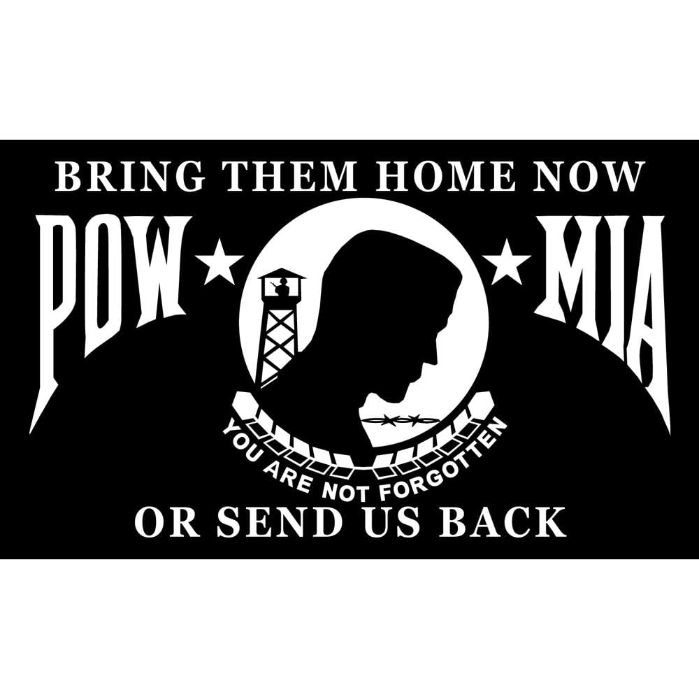 Eagle Emblems F1337 Flag - Pow Mia Bring Them Home - 3 x 5 ft ...