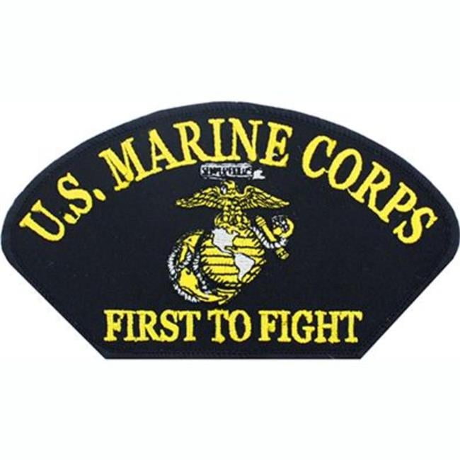Eagle Emblems PM1481 Patch - USMC, Hat, First to Fight - 5.25 x 3 in ...