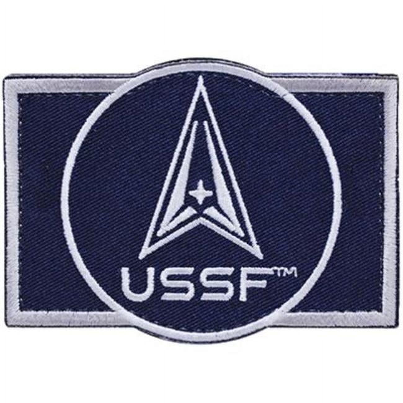 Eagle Emblems PM5133V Patch - USSF Logo II Rectangle - Cloth Hook & Eye - 3.5 x 2.5 in ...