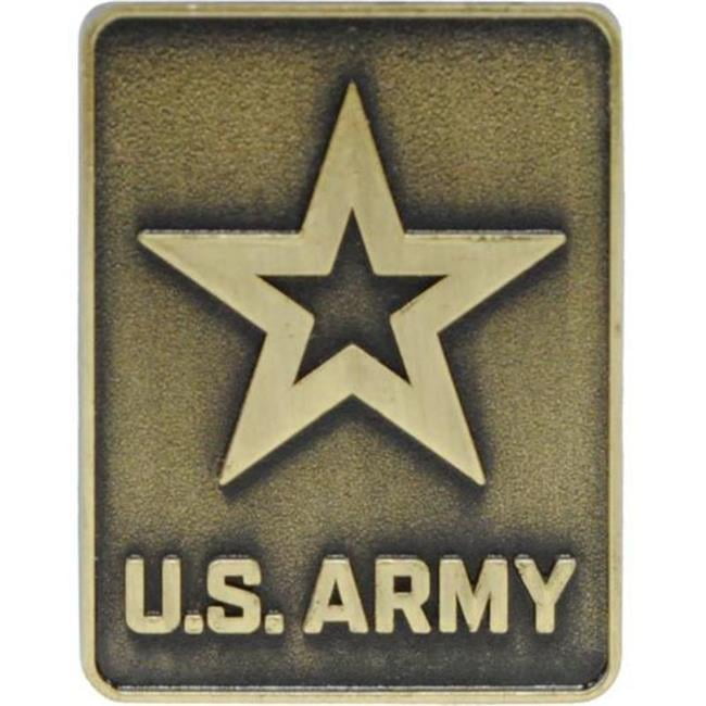 Eagle Emblems P12682 Pin - Army Logo - Antique Gold - 1 in. - Walmart.com