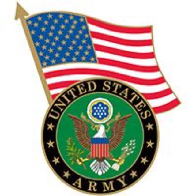 Eagle Emblems P62575 Pin - Army Symbol with USA Flag - 1.25 in ...