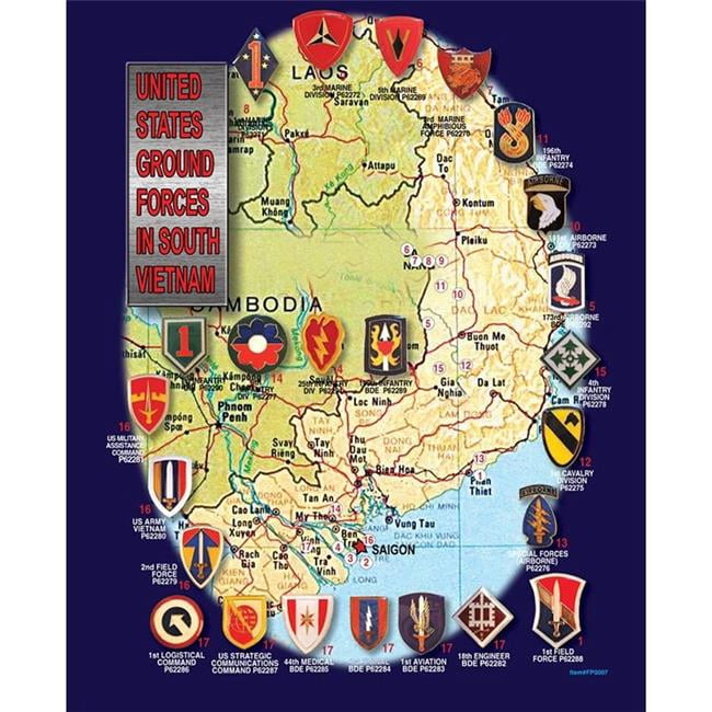 Eagle Emblems FP0007 Pin Display - Vietnam Ground Forces - 24 Piece - 9 ...