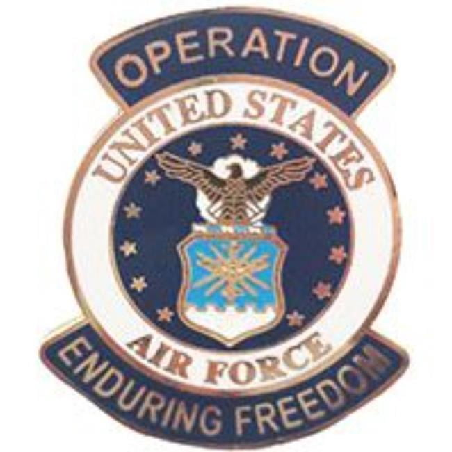 Eagle Emblems P62966 Pin - Enduring Freedom, USAF Emblem - 1.625 in ...