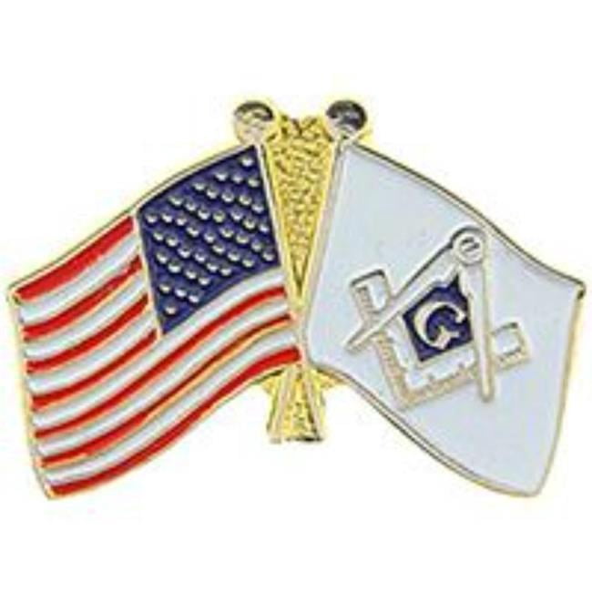 Eagle Emblems P05710 Pin - Orange, Masonic Flag & USA - 1 in. - Walmart.com
