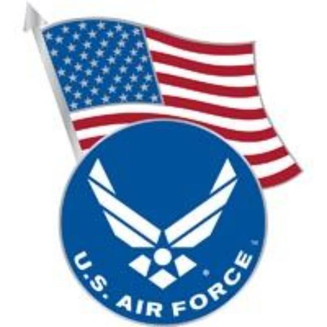 Eagle Emblems P13778 Pin - USAF Symbol & USA Flag - 1.25 in. - Walmart.com