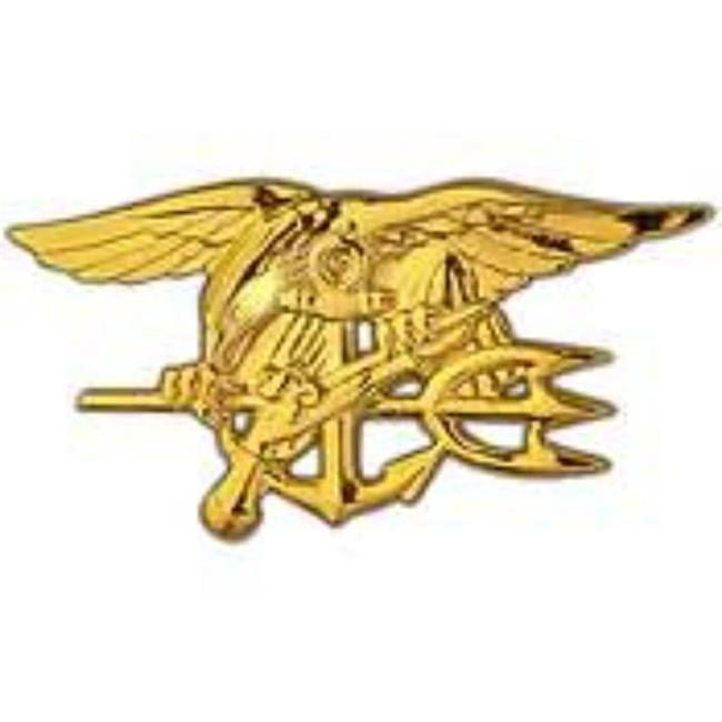 Eagle Emblems P16051 Pin - USN, Seal Team, Tri, Gold - 1.75 in ...