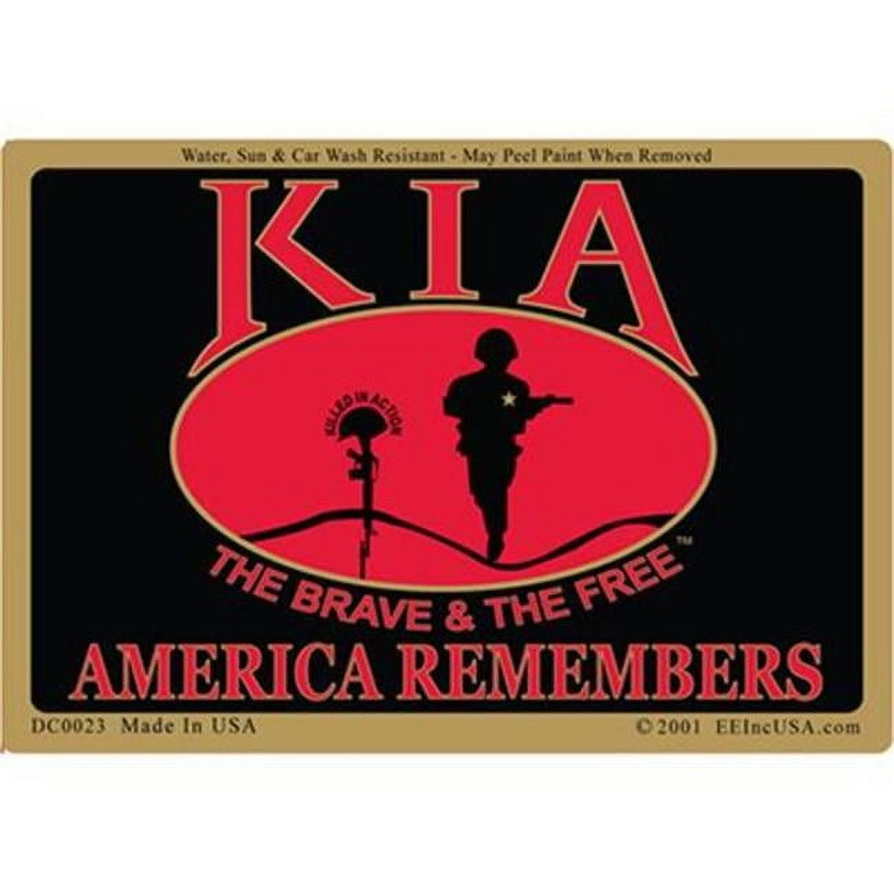 Eagle Emblems DC0023 Sticker - Kia, America RMBR - 3 x 4.25 in ...