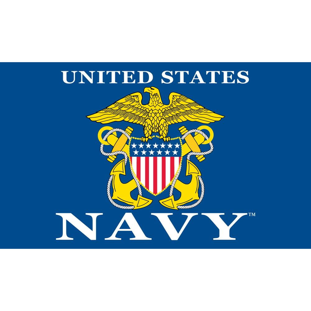 Eagle Emblems United States Navy Flag with Grommets 3ft x 5ft - Walmart.com