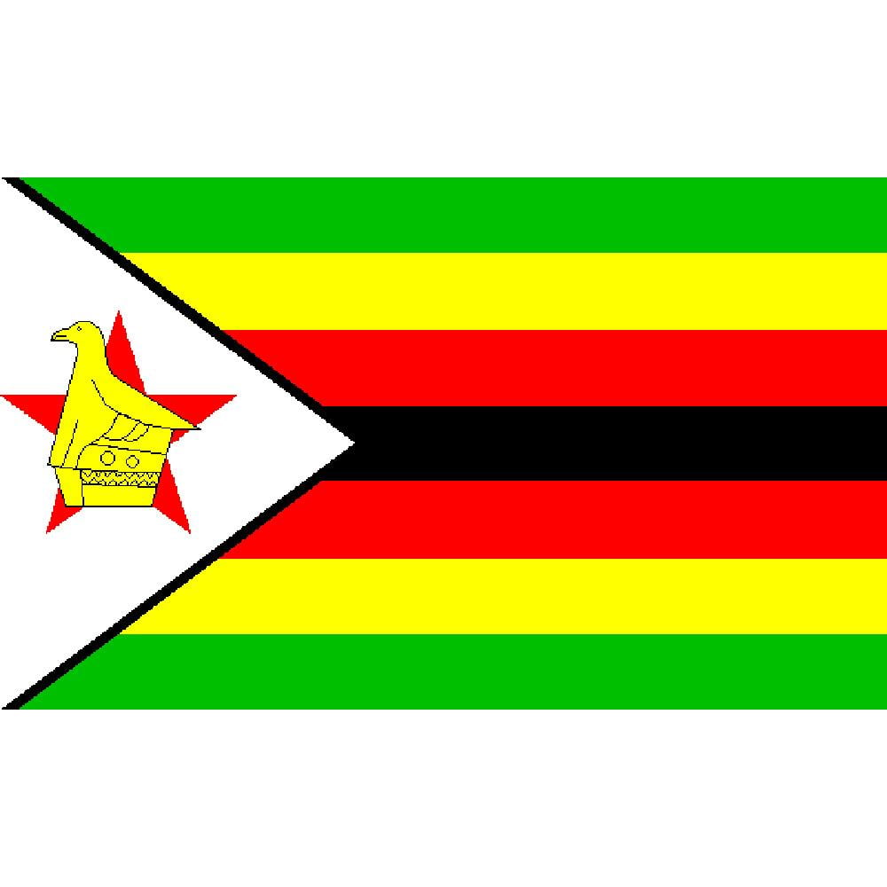 Eagle Emblems Zimbabwe Flag 3ft x 5ft - Walmart.com