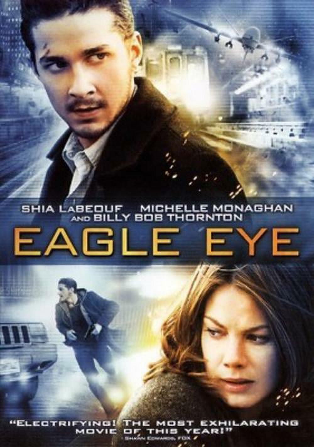 Eagle Eye (DVD) - Thriller with Shia LaBeouf & Michelle Monaghan, PG-13 ...