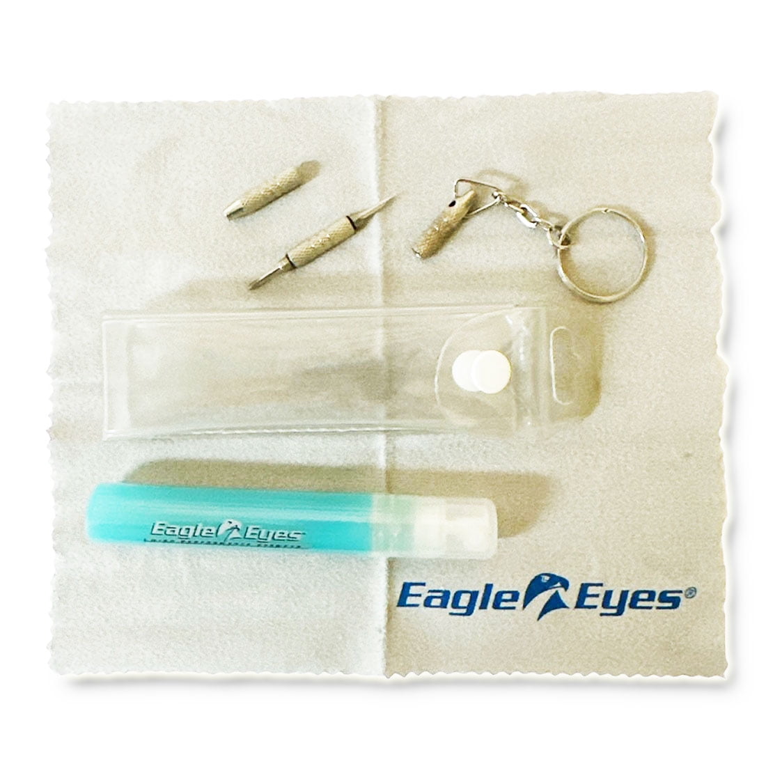 Keychain Eyeglass Cleaner
