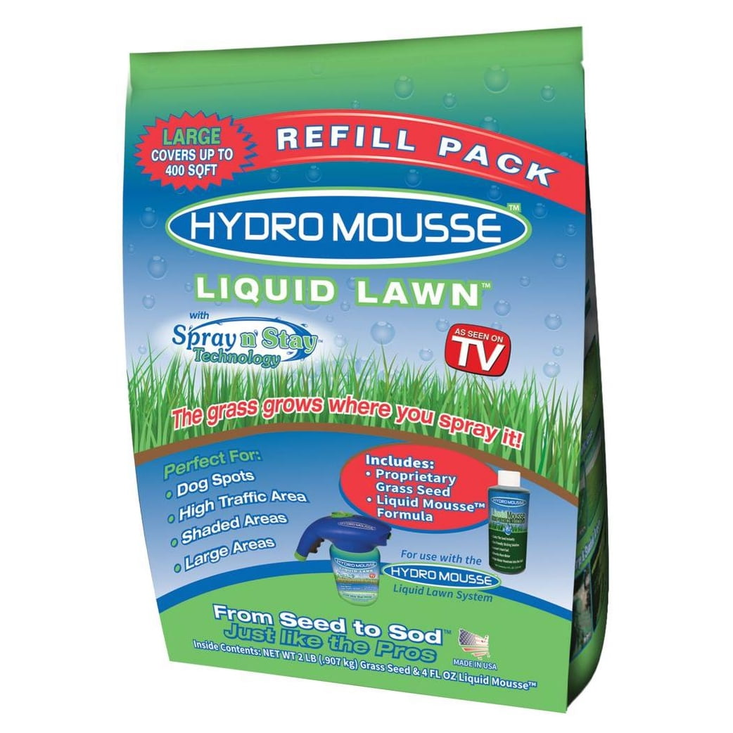 Eagle Eye Marketing, Hydro Mousse Liquid Lawn Spray, Fescue Grass Seed ...