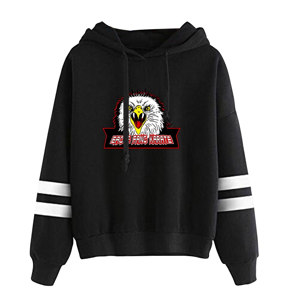 Eagle Fang Karate Cobra Kai Merch Hoodies Pocketless Parallel Bars ...