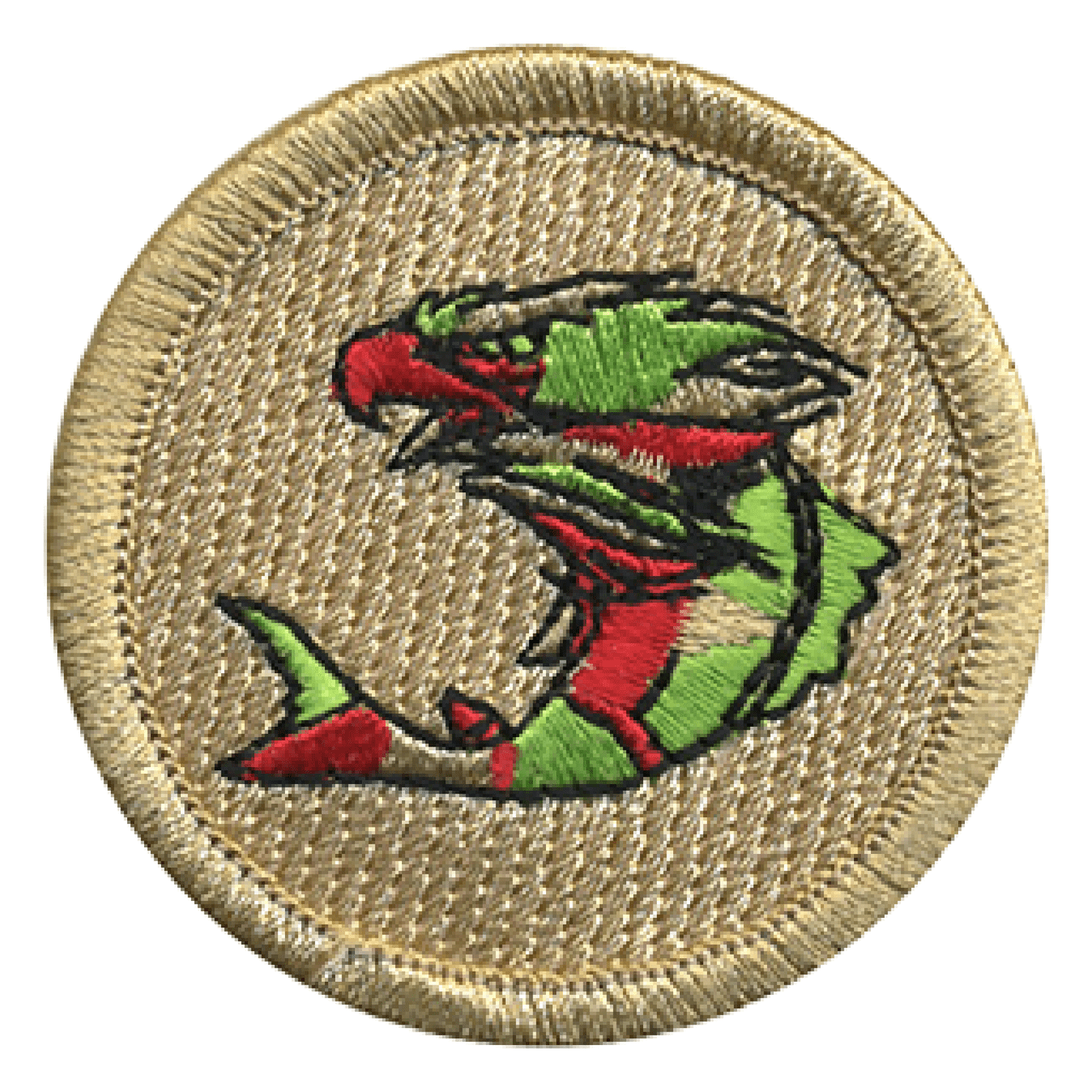 Eagle Fish Scout Patrol Patch (Sew-on) - ClassB - Walmart.com