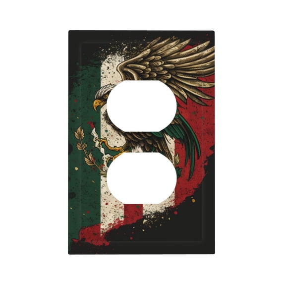 Eagle Flag Of Mexico Mexican Flags Duplex Wall Plate 1 Gang Decorative ...