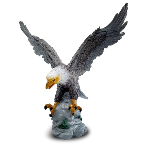 Eagle Flag Pole Topper Outdoor Waterproof Flagpole Finial 10.62 Inch ...