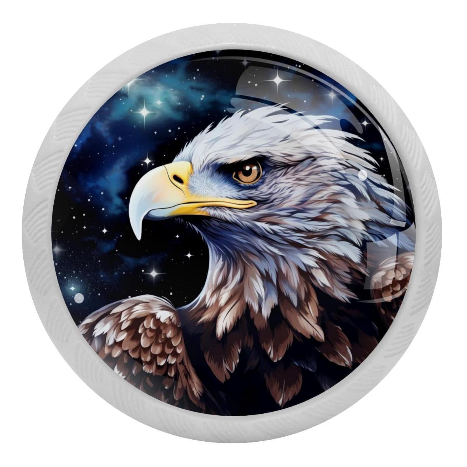 Eagle Fluorescent Drawer Pulls with Screws: Round 4-Pack - Glow-in-the ...