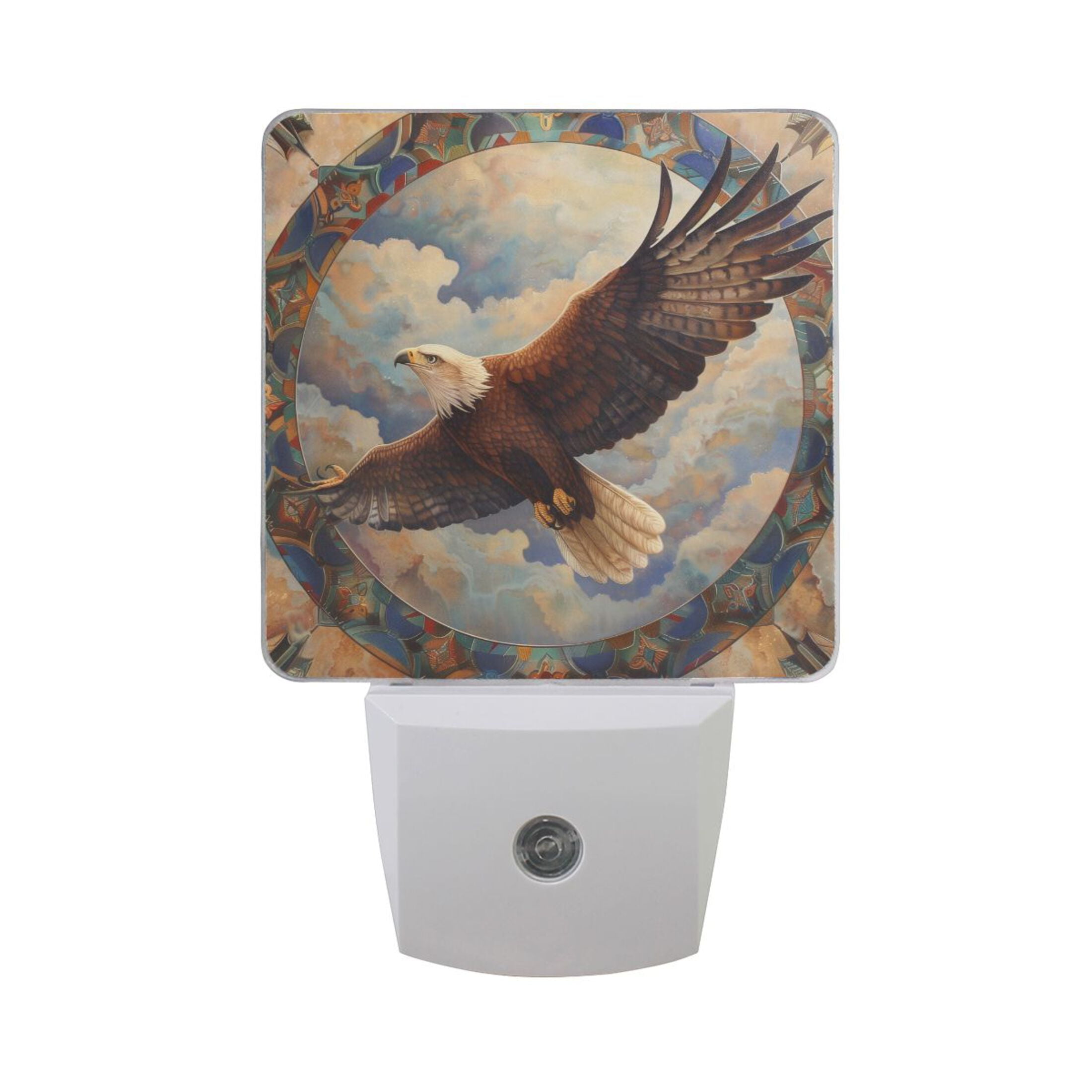 Eagle Fly in Sky Night Light 2 Pack LED Nightlight Plug into Wall Dusk ...