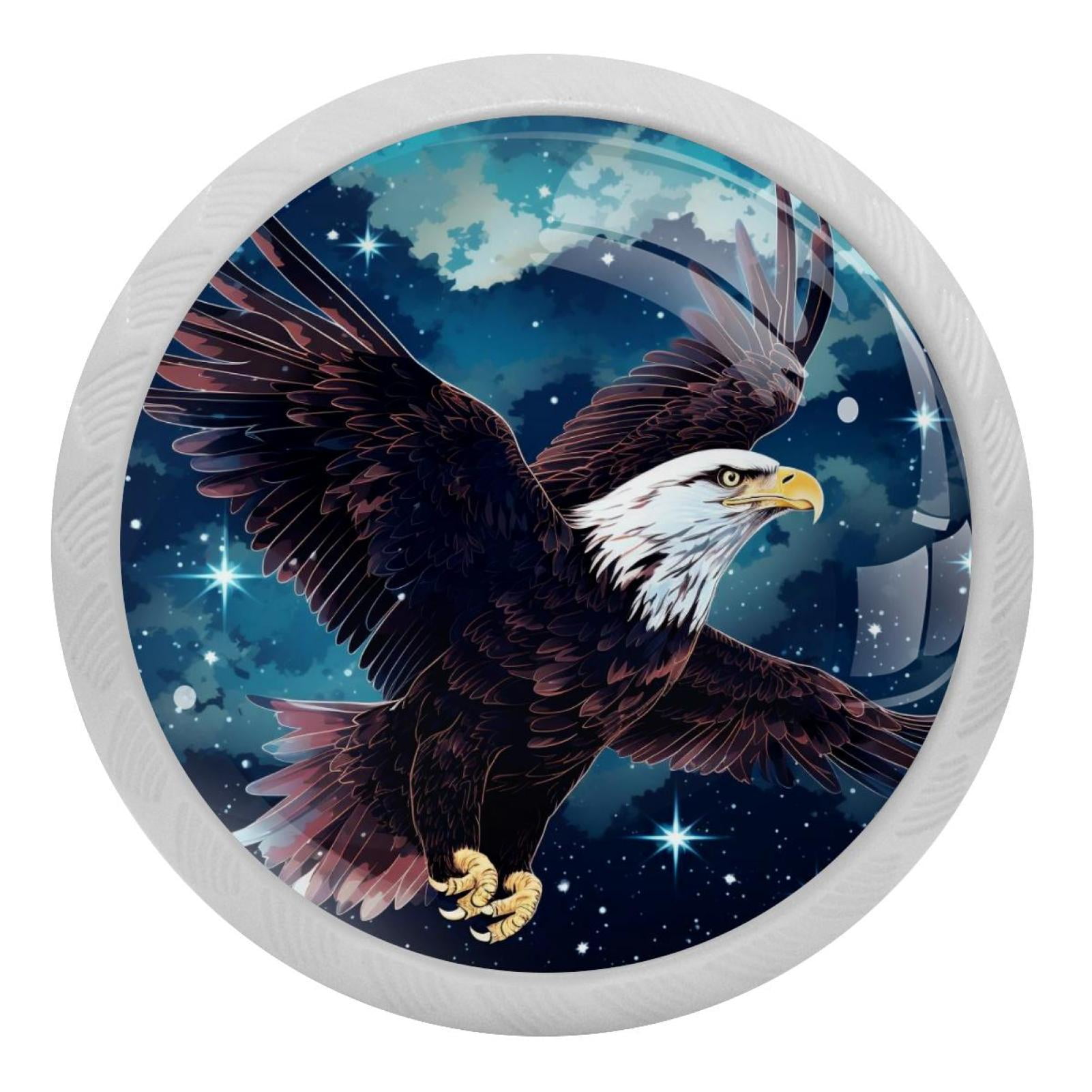 Eagle Glow-in-the-Dark Fluorescent Drawer Pulls - Round 4-Pack ...