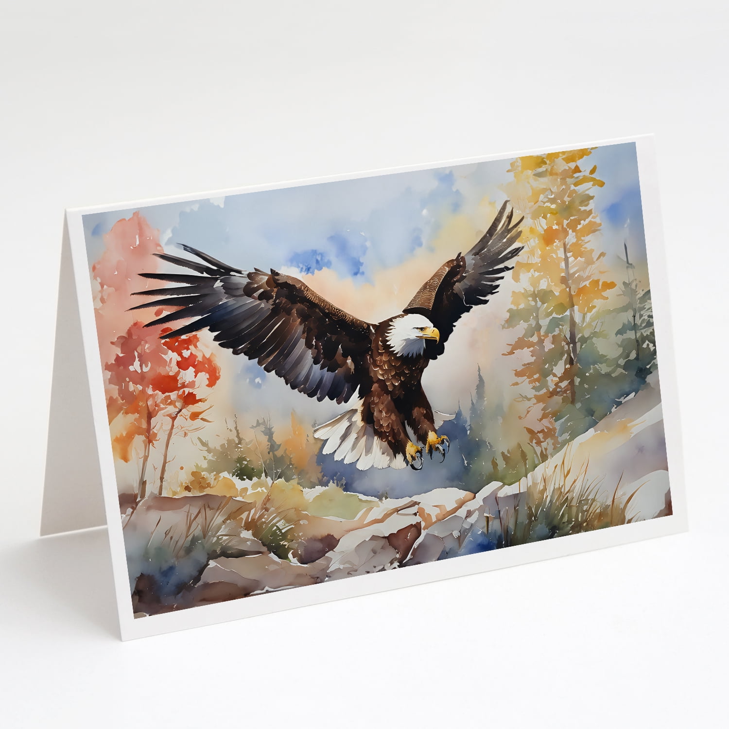 Eagle Greeting Cards Pack of 8 7 in x 5 in - Walmart.com