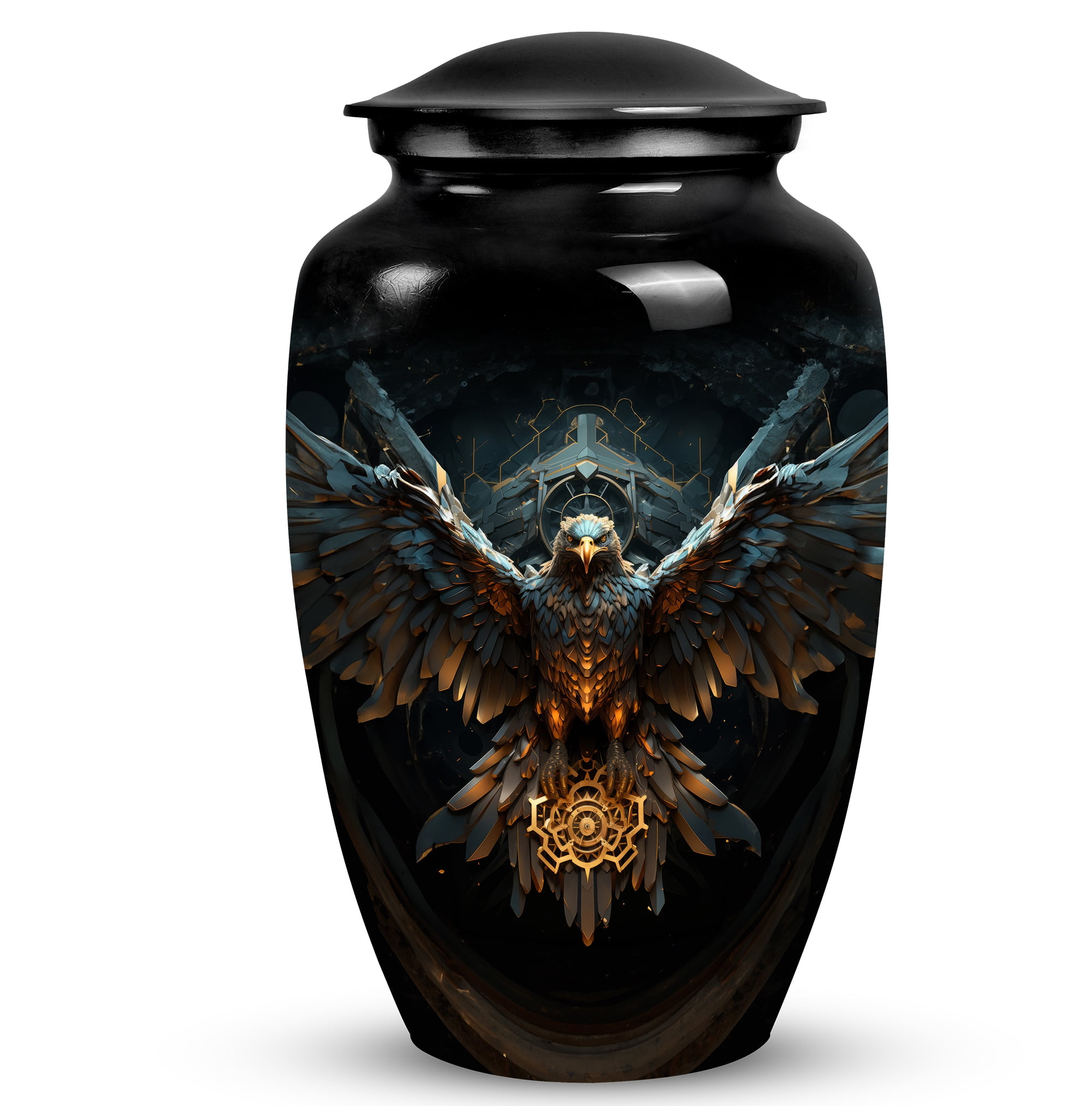Eagle Guarding The Soul Gate Urn For Adult Ashes - Funeral Cremation ...