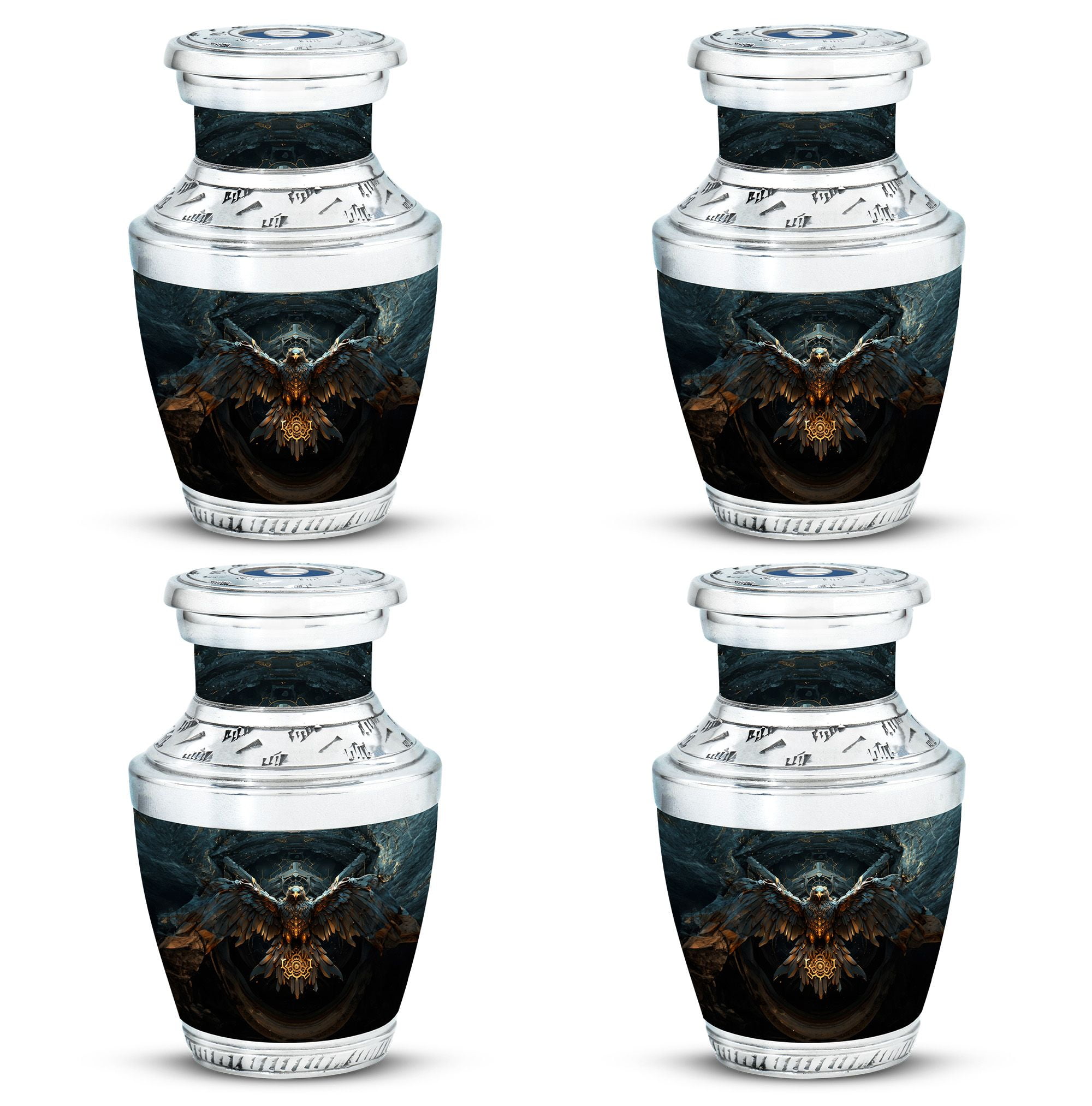 Eagle Guarding The Soul Gate Urn For Ashes, Soul Gate-Themed Memorial ...