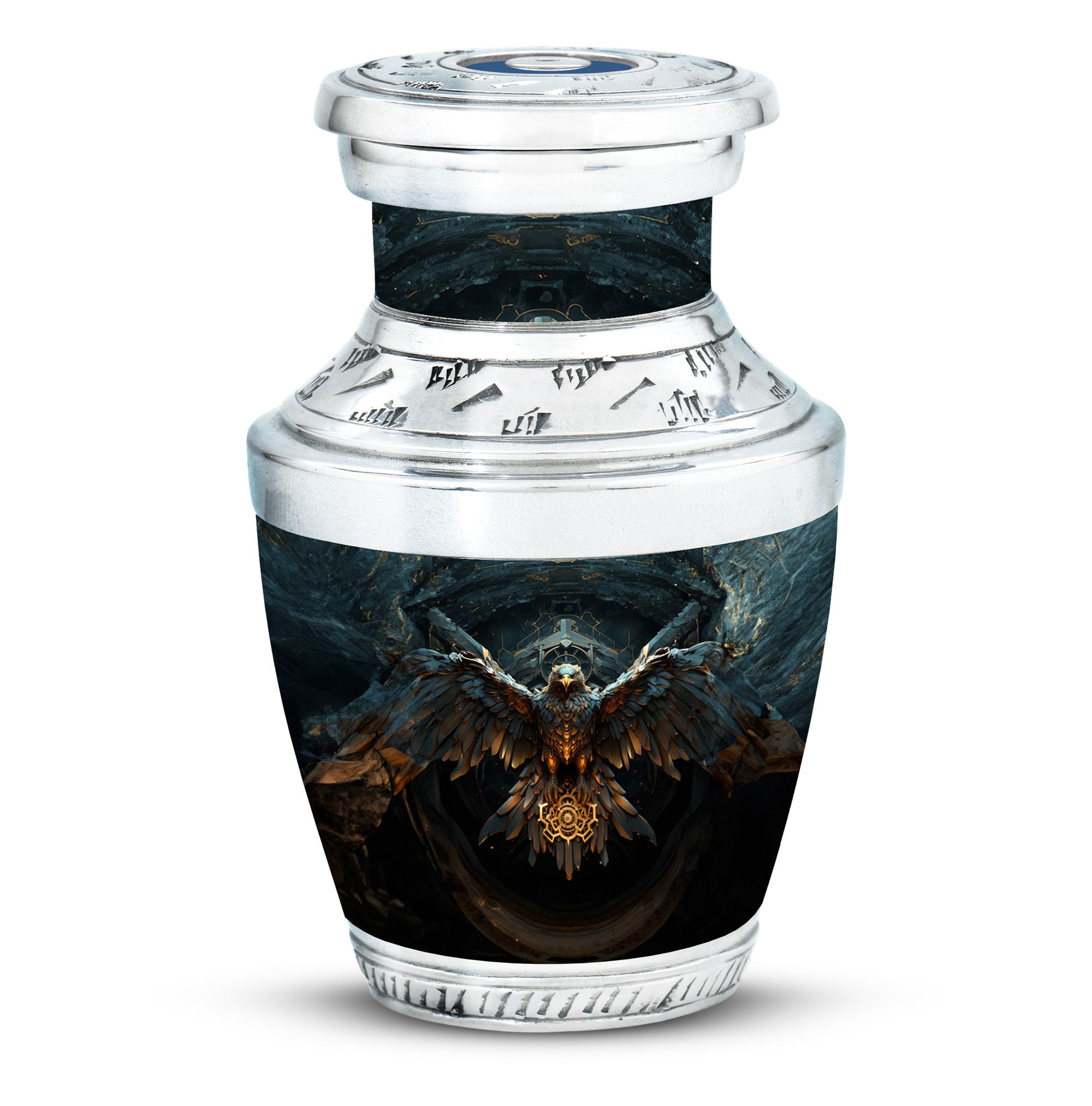 Eagle Guarding The Soul Gate Urn For Human Ashes, Large Memorial Urns ...