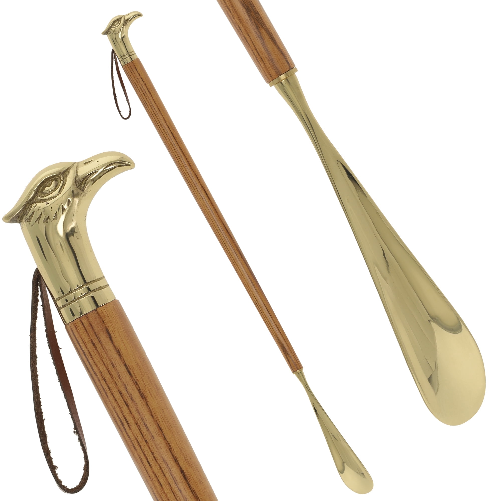 Royal RC Canes Shoe Horn Elegance with Brass Eagle Head and Durable Ash ...