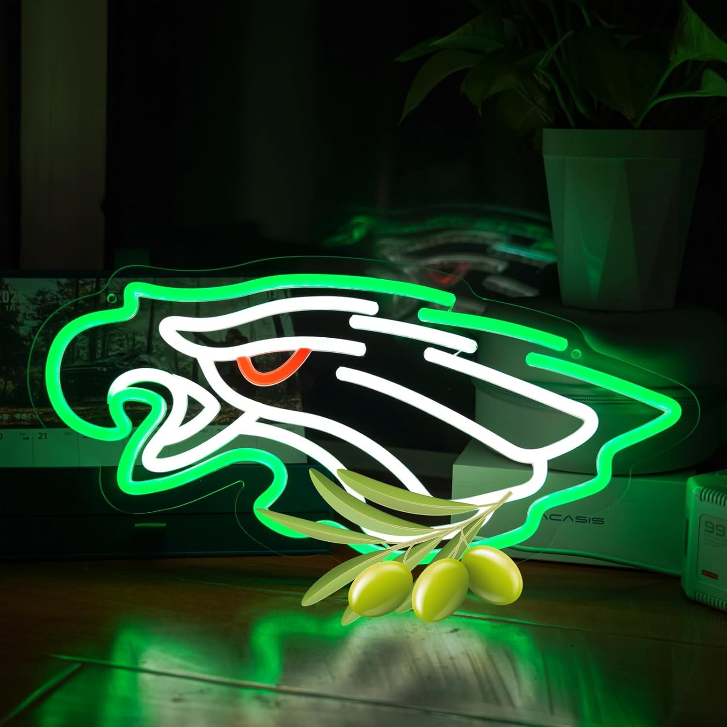 Eagle Head Football Theme LED Neon Sign,USB Powered Dimmable LED Lights ...