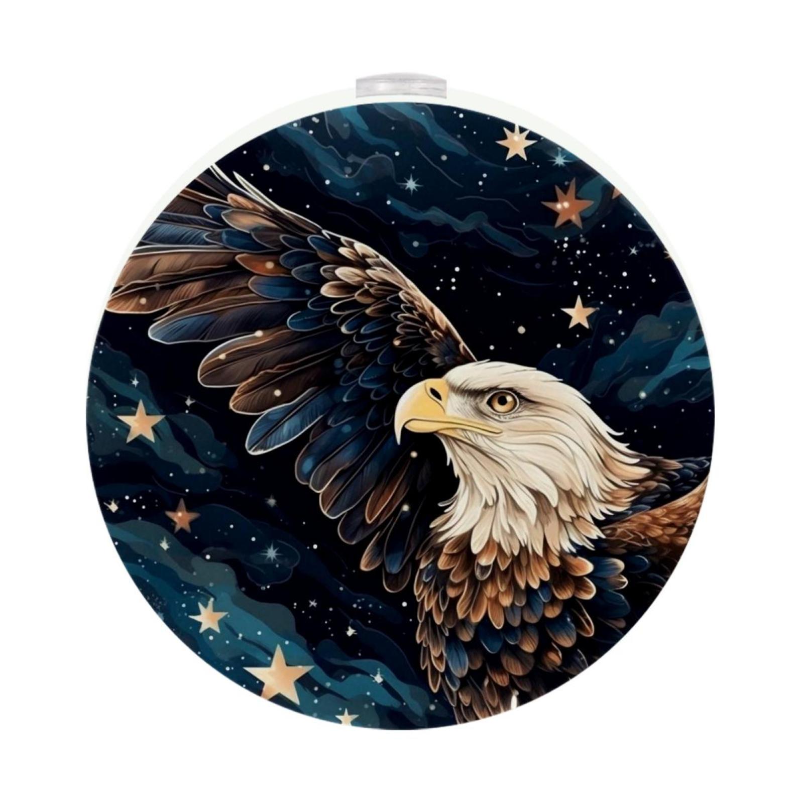Eagle LED Round Night Light-2PCS: Compact and Energy-Efficient Lighting ...
