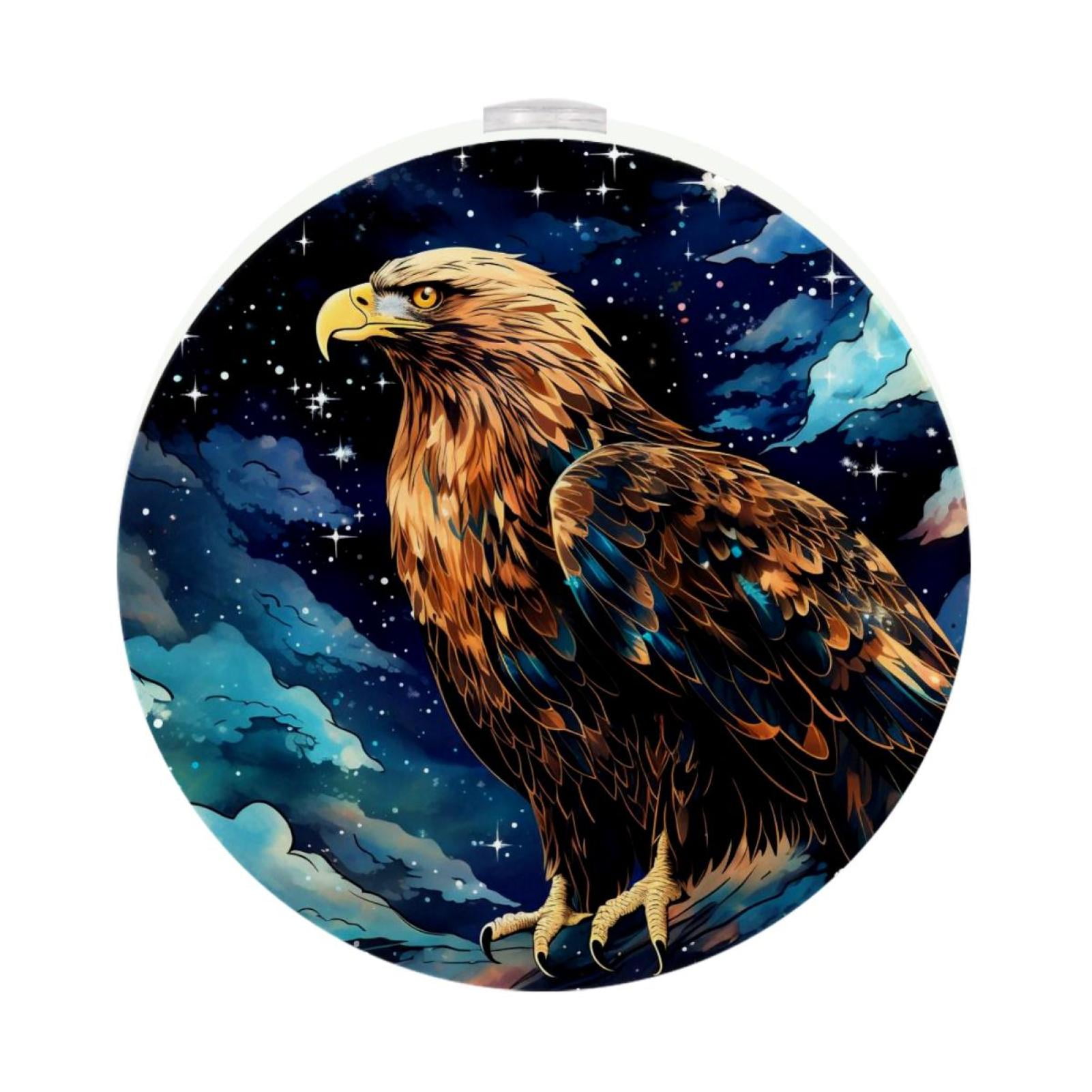 Eagle LED Round Night Light-2PCS Ultra Bright Candle Battery Powered ...