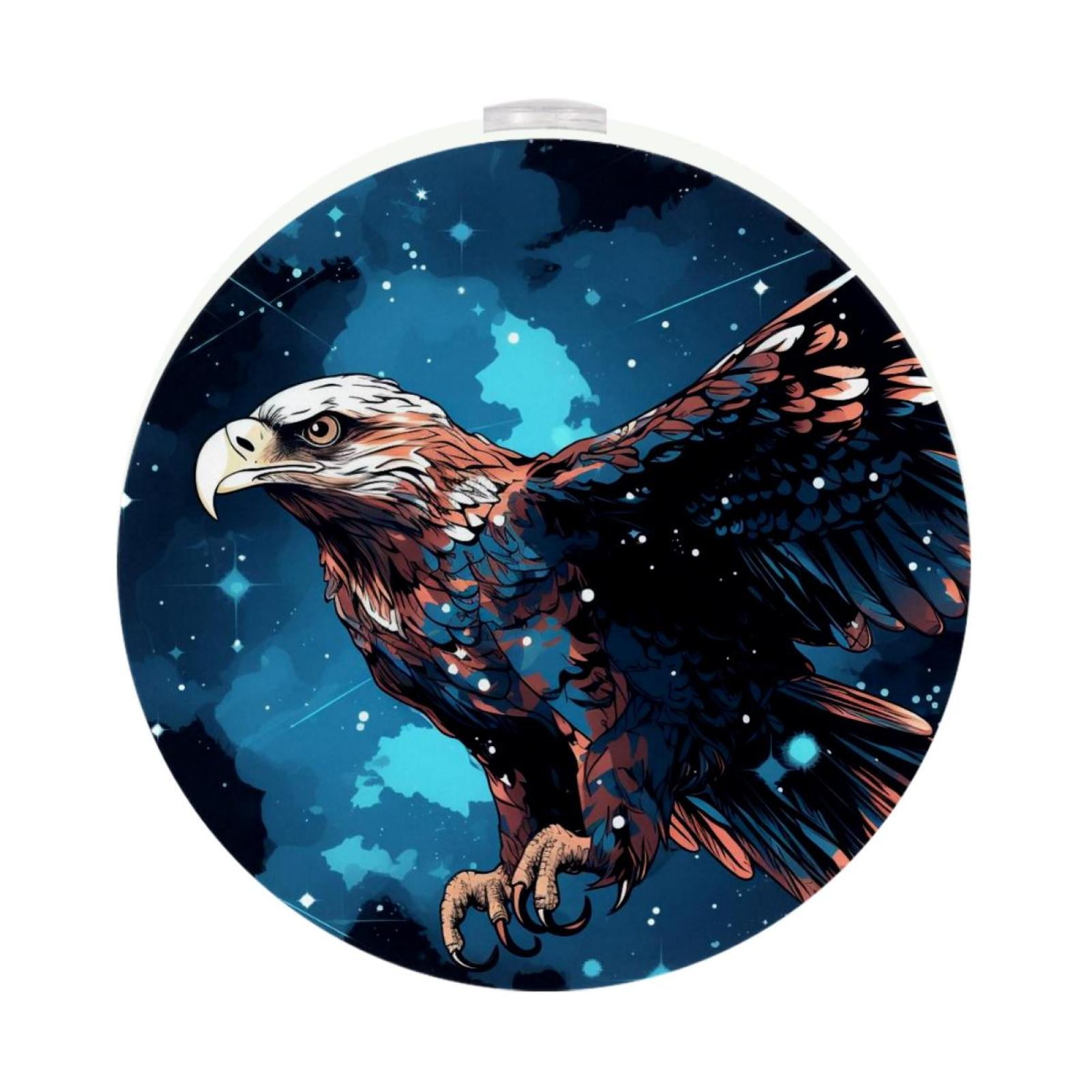 Eagle LED Round Night Light-2PCS Ultra Bright Candle Battery Powered ...