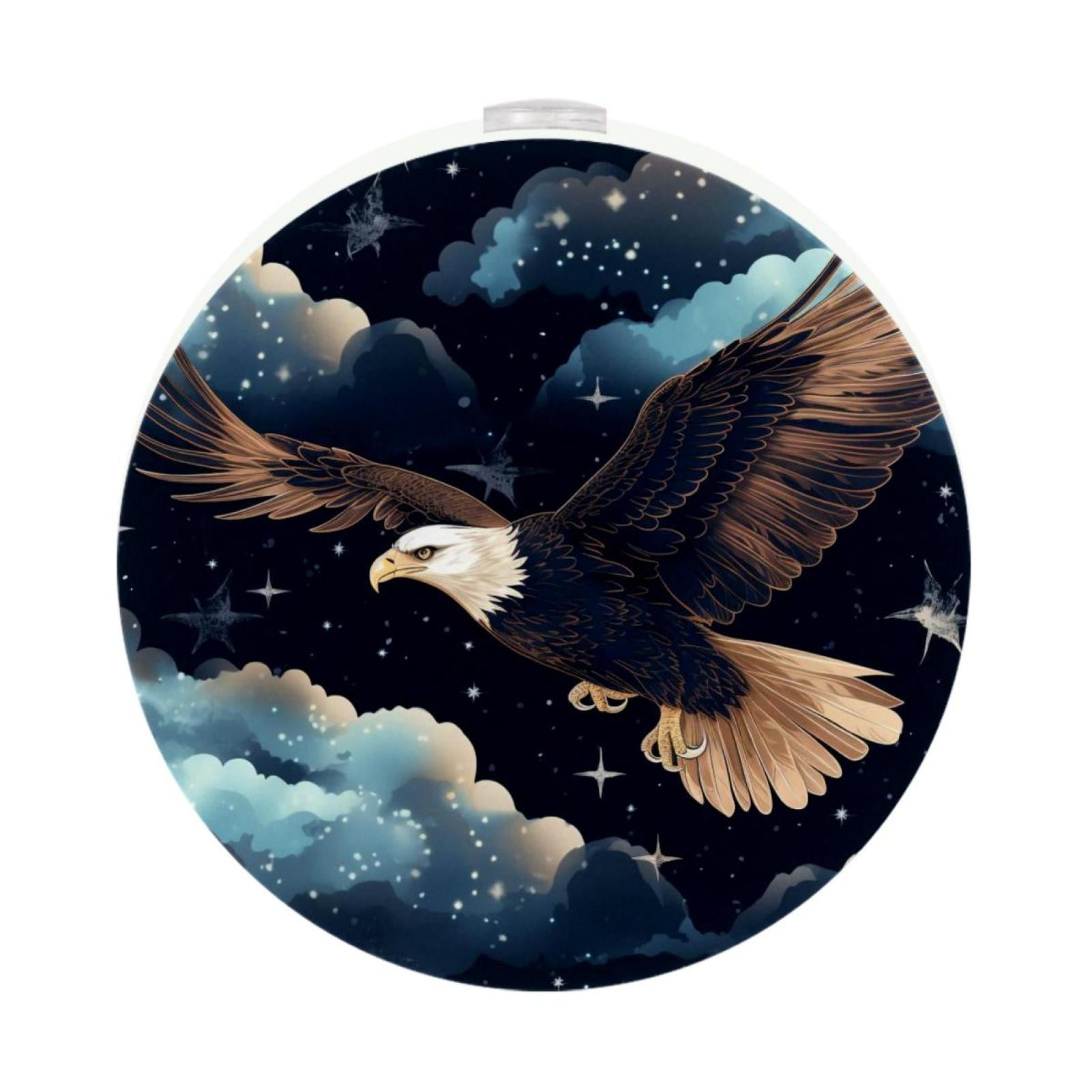 Eagle LED Round Night Light-2PCS Ultra Bright Candle Battery Powered ...