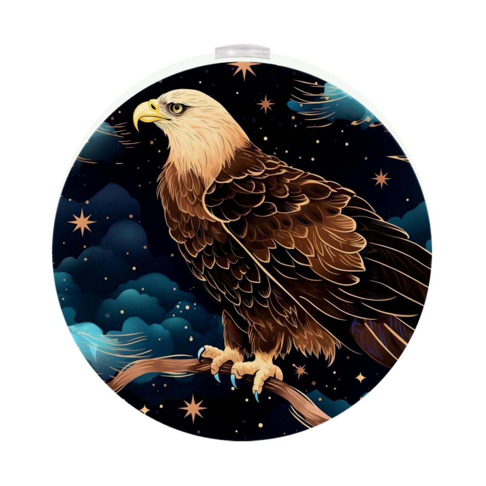 Eagle LED Round Night Light-2PCS Ultra Bright Candle Battery Powered ...