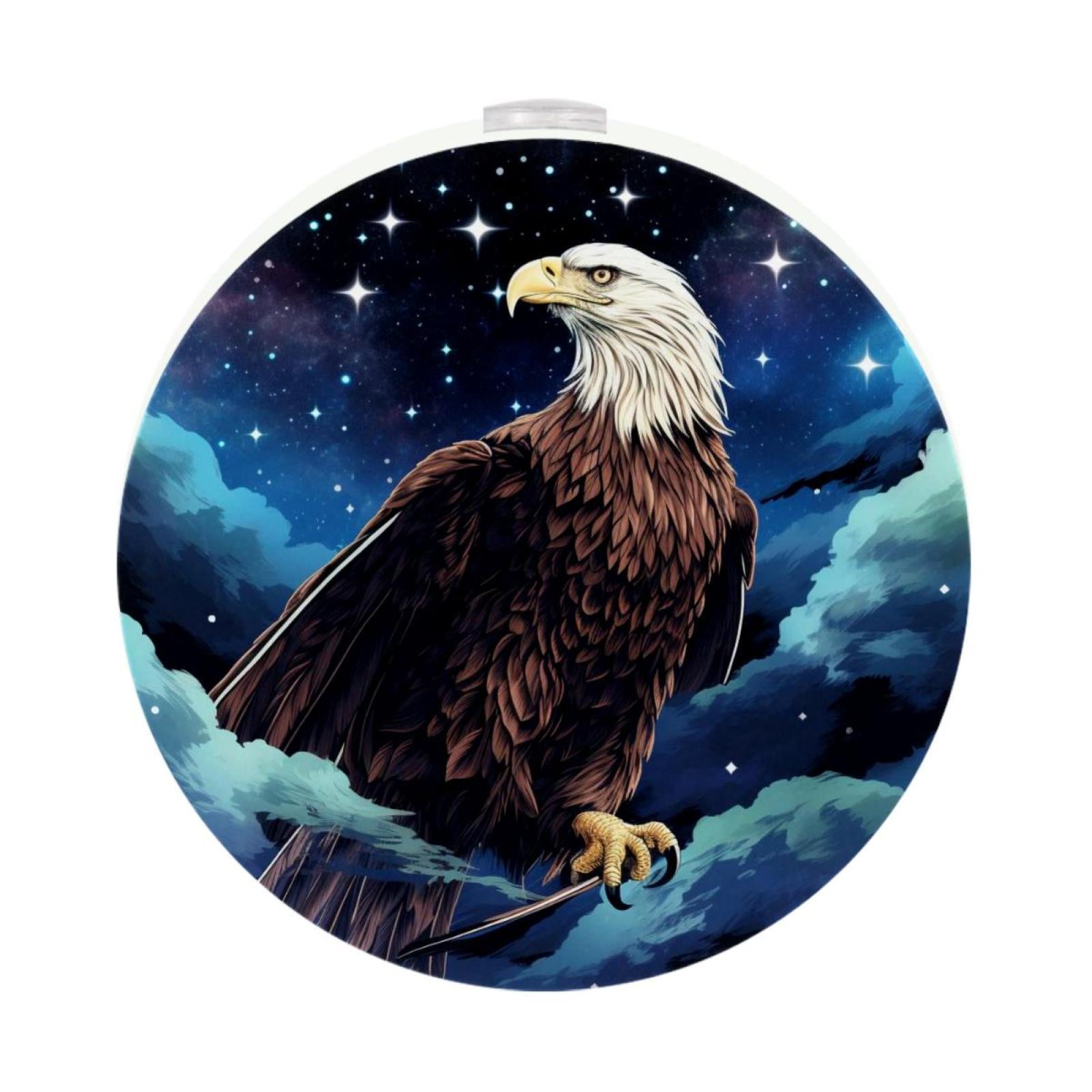 Eagle LED Round Night Light-2PCS Ultra Bright Candle Battery Powered ...