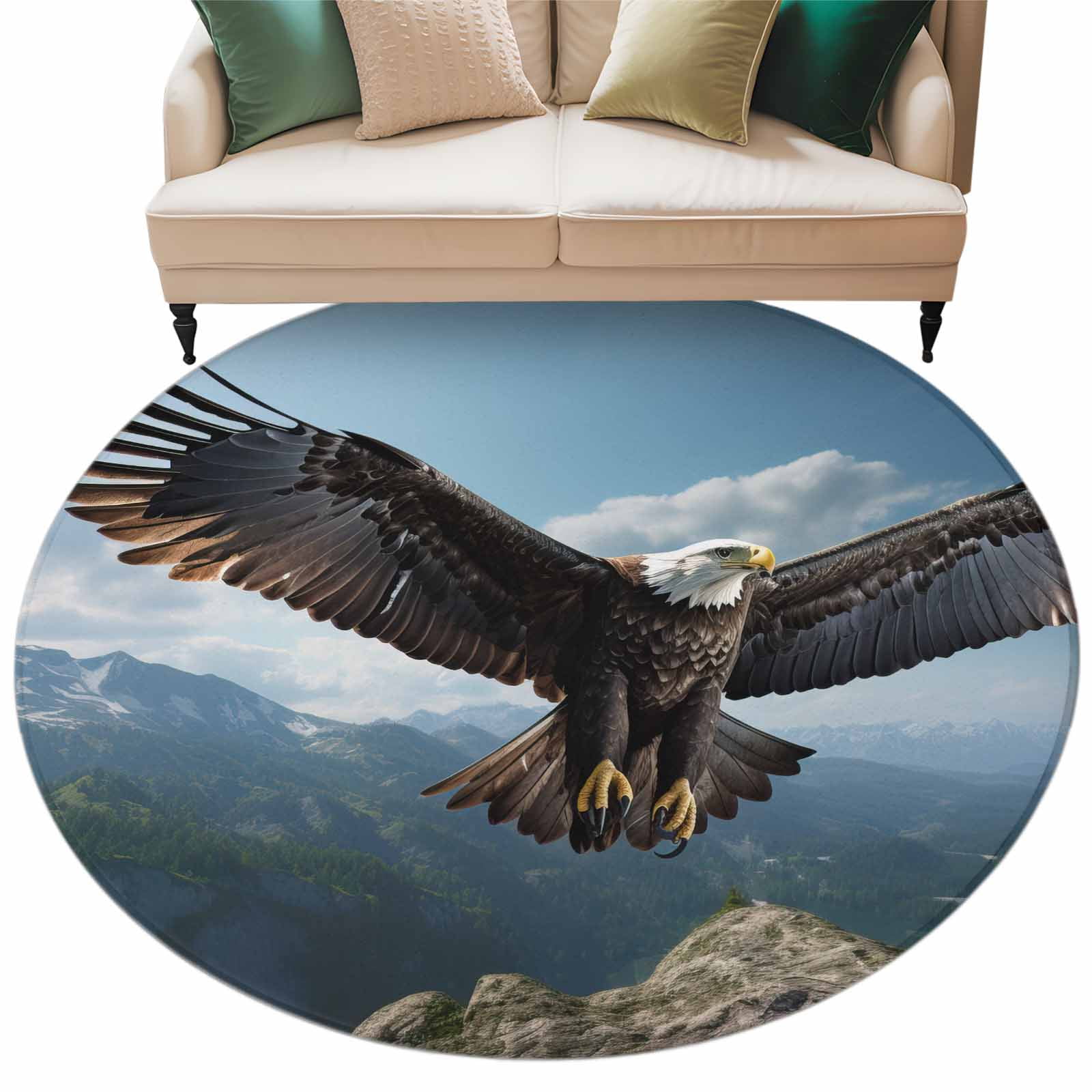 Eagle Large Area Rugs for Bedroom Living Room, Soft Non Slip Carpet ...