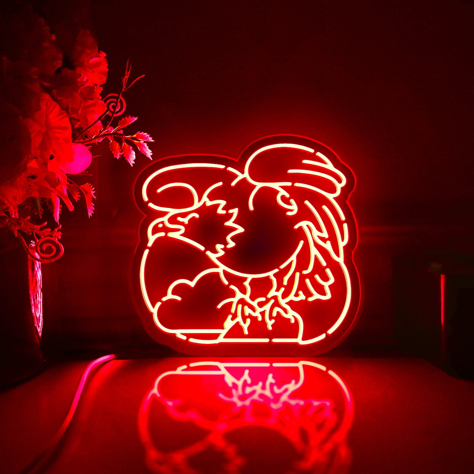 Eagle Led Light Box, Dimmable Neon-Like Light Signs USB Power for Wall ...