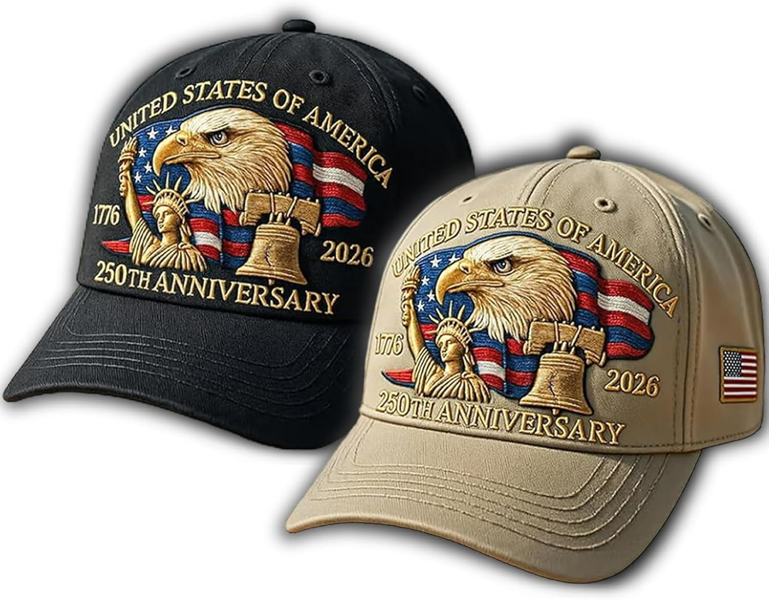 Eagle & Liberty – United States 250th Anniversary Hat, 2026 Adjustable ...