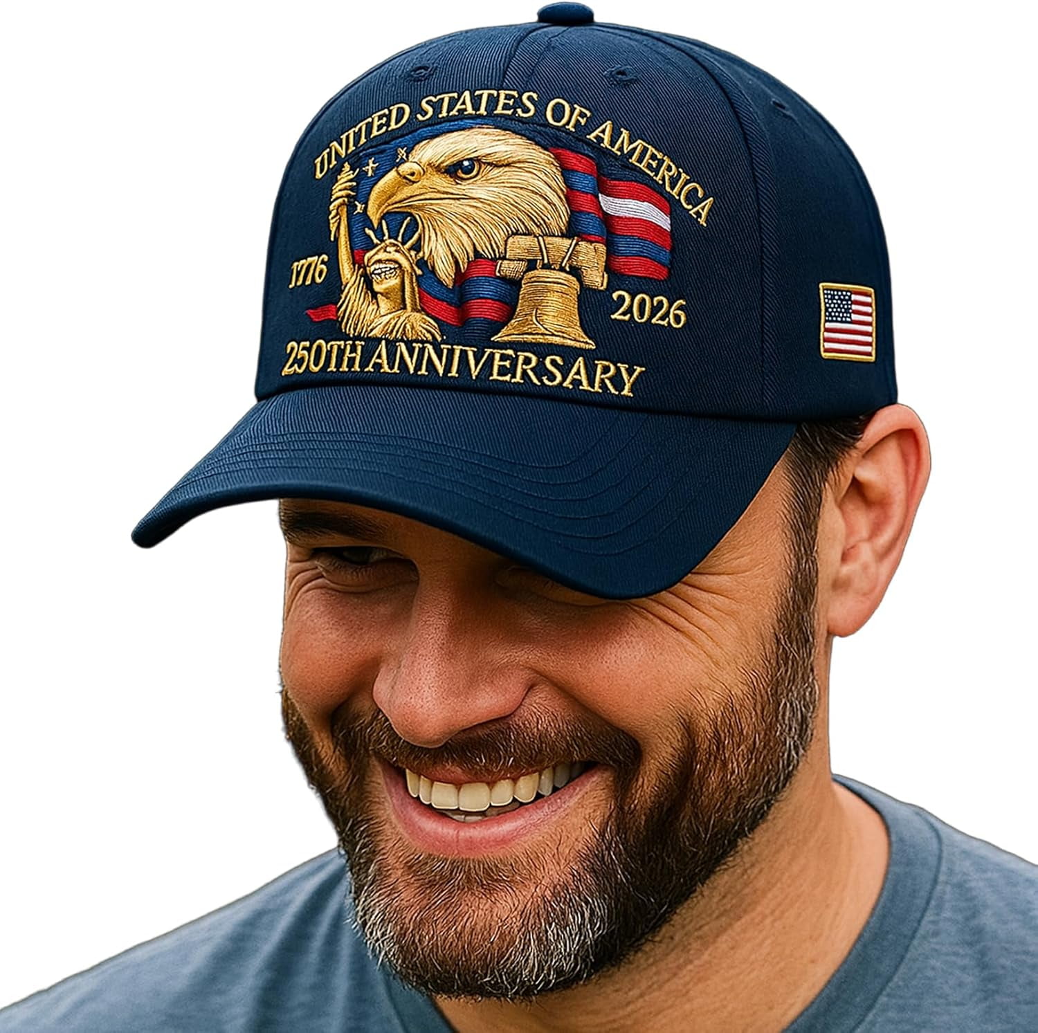 Eagle & Liberty – United States 250th Anniversary Hat, 2026 Adjustable ...