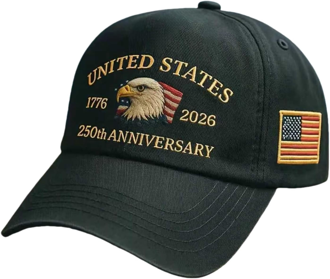 Eagle & Liberty,United States 250th Anniversary Hat,250th Anniversary ...