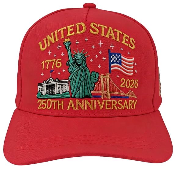 Eagle & Liberty,United States 250th Anniversary Hat,250th Anniversary ...