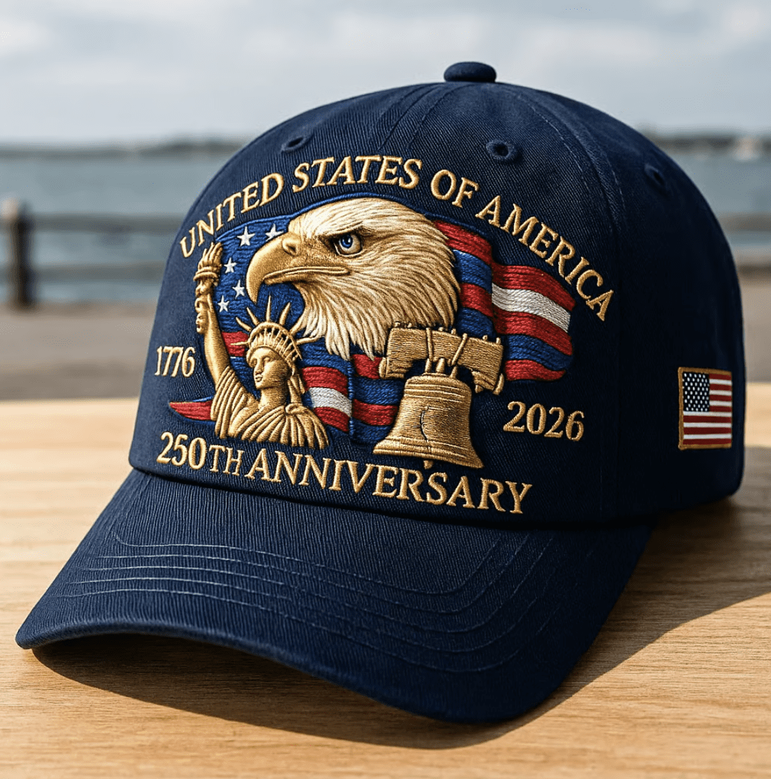 Eagle & Liberty–United States 250th Anniversary Hat - Walmart.com