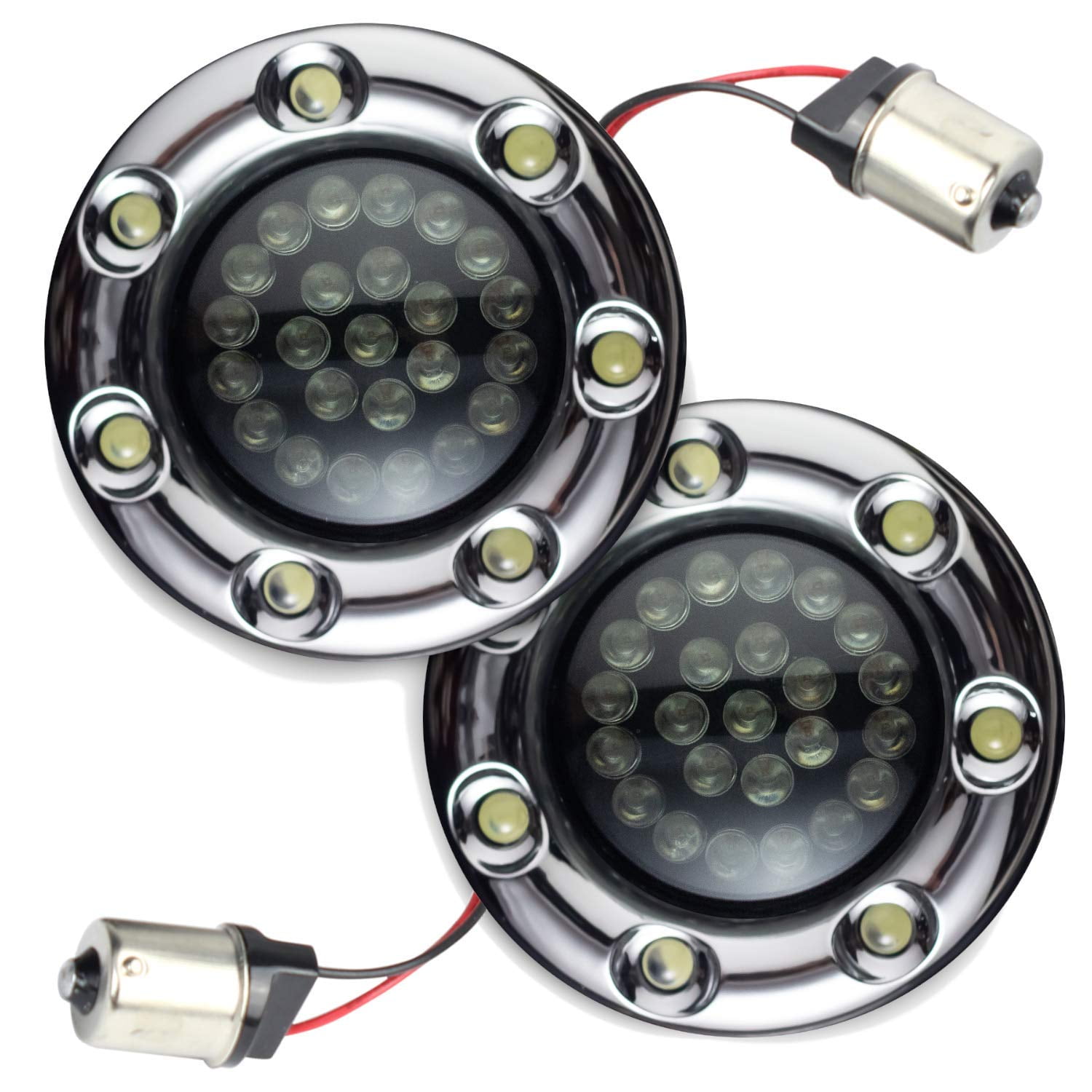 Eagle Lights 2 Inch MSF2 Bullet Rear Infinity Beam LED Turn Signals ...