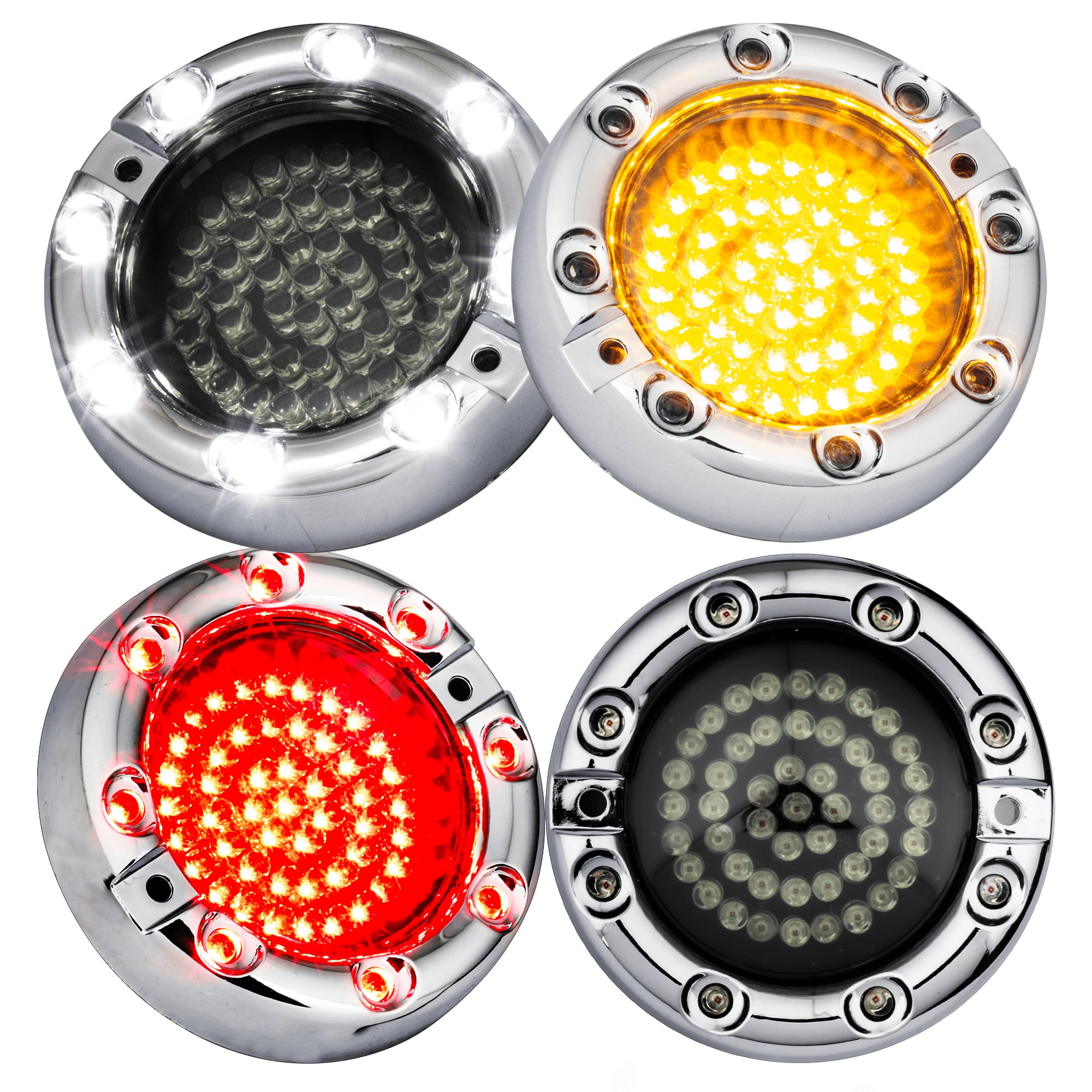 Eagle Lights 3 1/4” Infinity Beam Front and Rear LED Turn Signals with ...